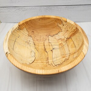 Handcrafted Spalted Beech Wood Bowl With Unique Textures and Spalting ...