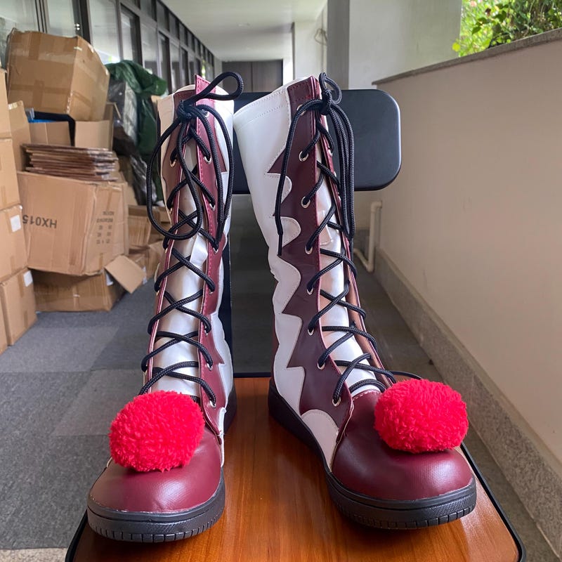 Art the Clown Shoes - Etsy