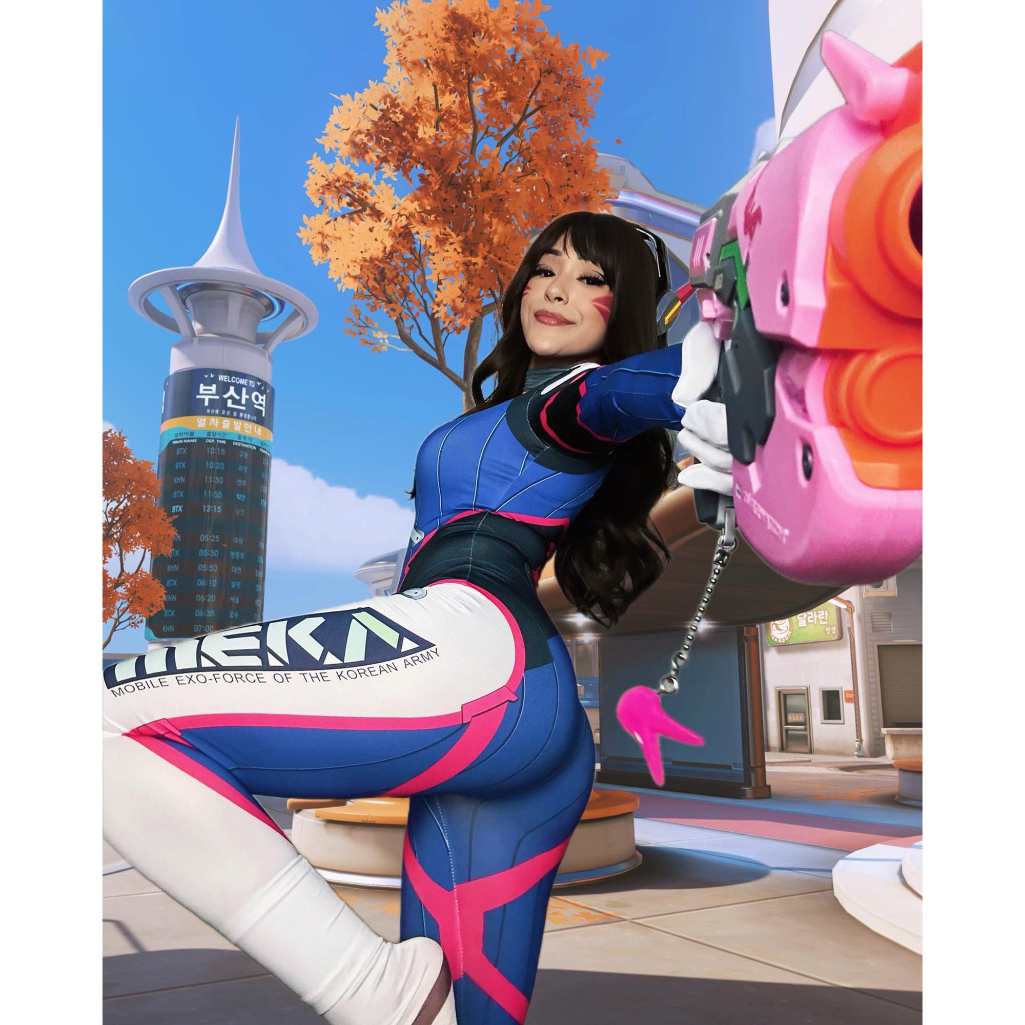 Dva Cosplay Bodysuit Set Overwatch Cosplay Costume Halloween D.va ...