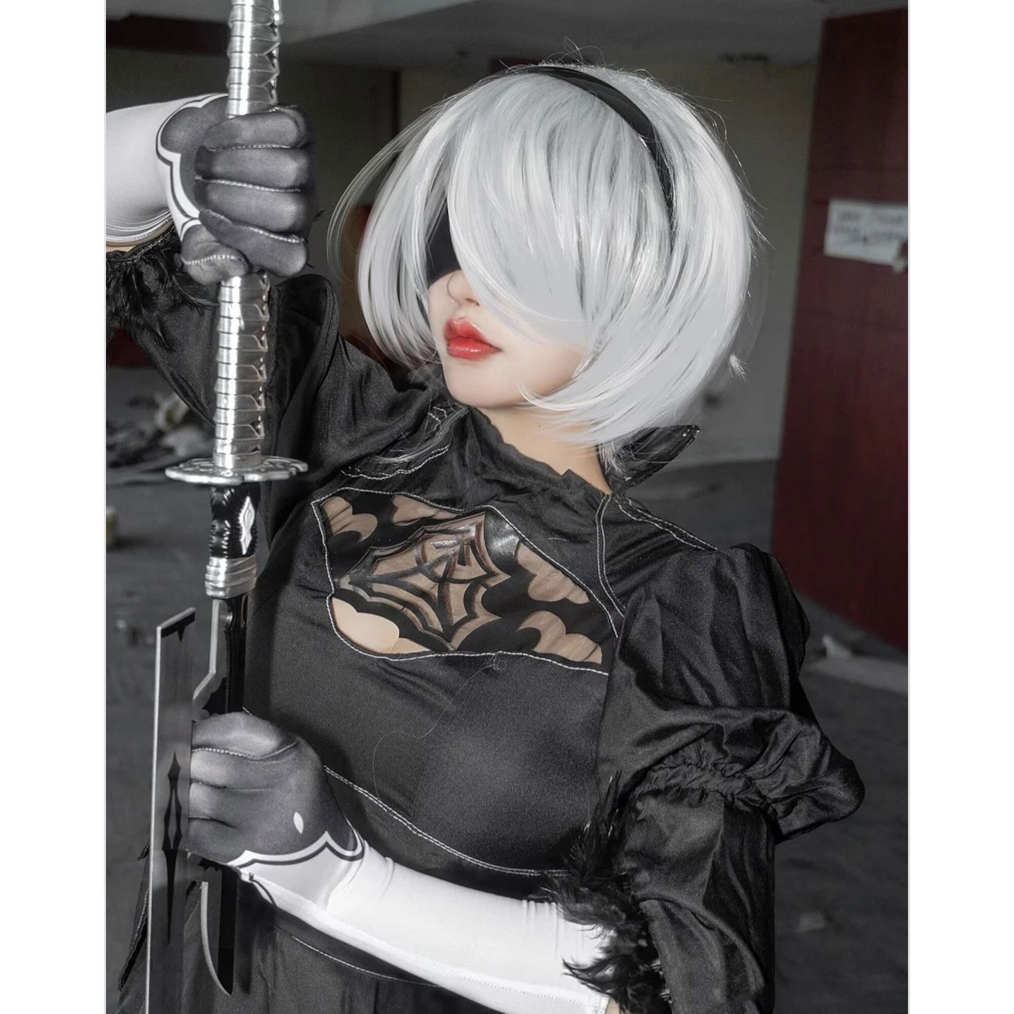 Nier:automata 2B Cosplay Costume Dress Yorha No.2 Type B Cosplay W ...