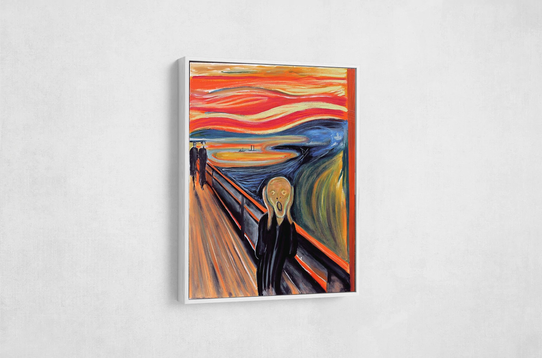 The Scream Canvas, Canvas Print, Classic Art Reproduction Scream Canvas ...