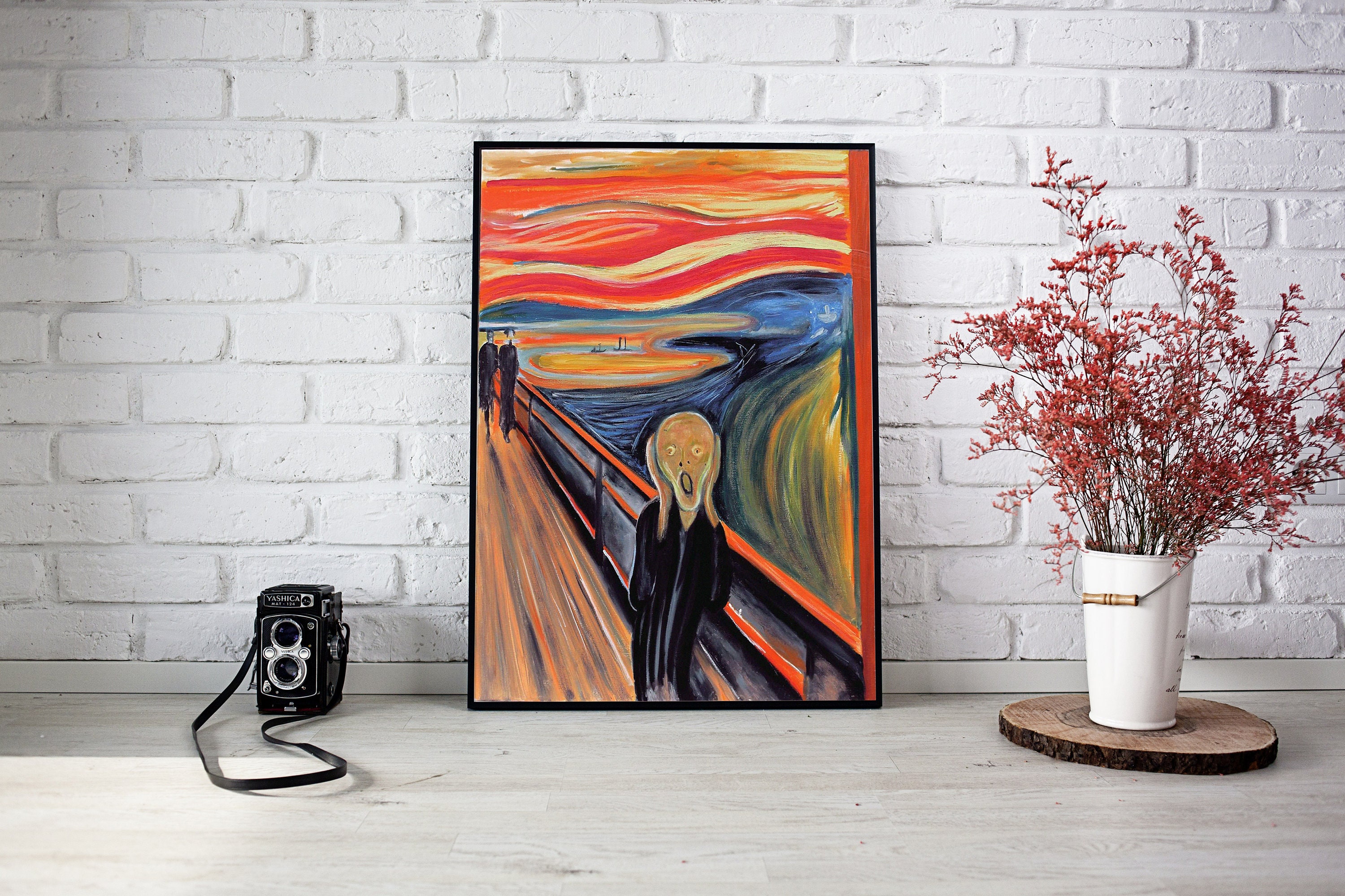 The Scream Canvas, Canvas Print, Classic Art Reproduction Scream Canvas ...