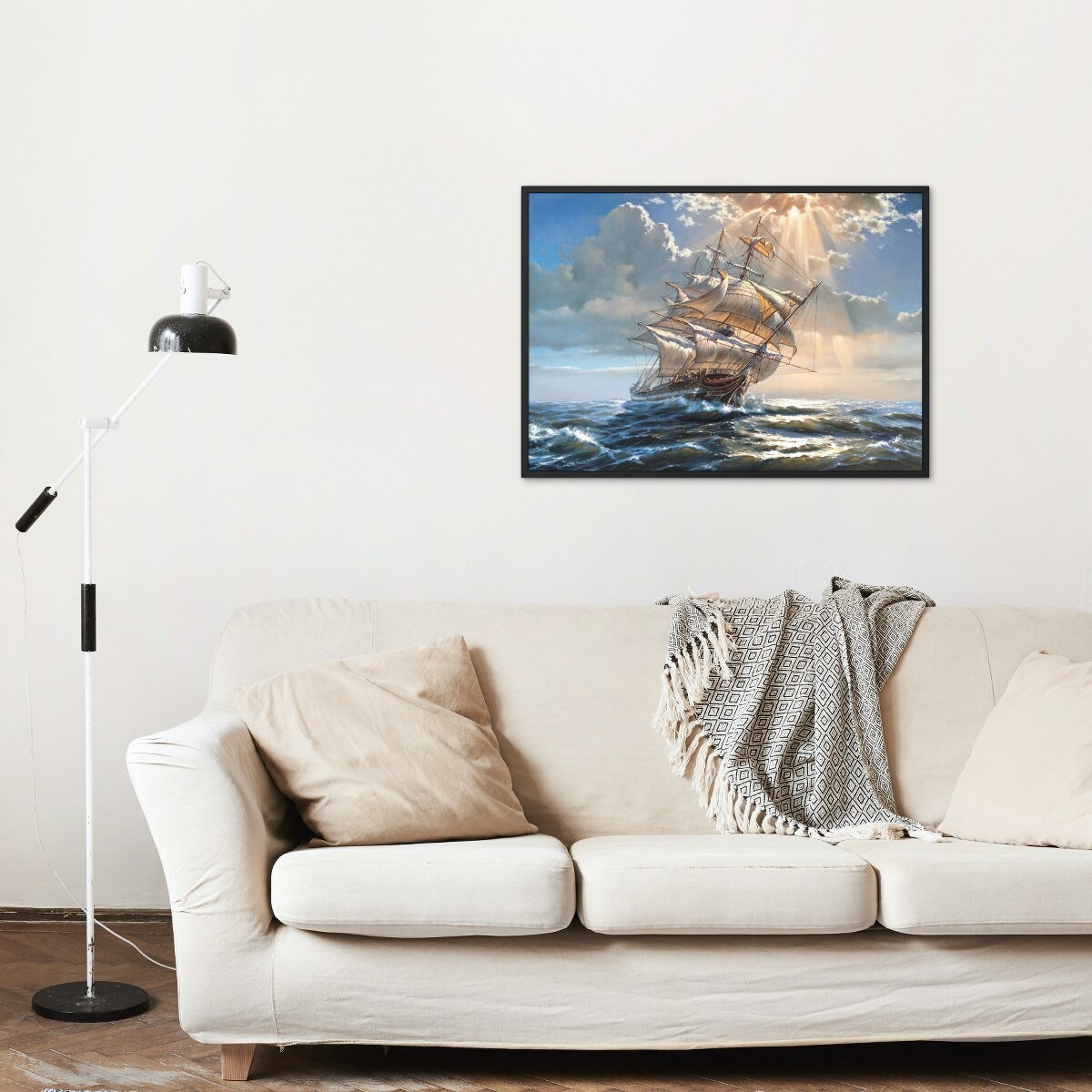 Ship Canvas Painting, Pirate Ship Painting, Sailing Painting, Boating ...