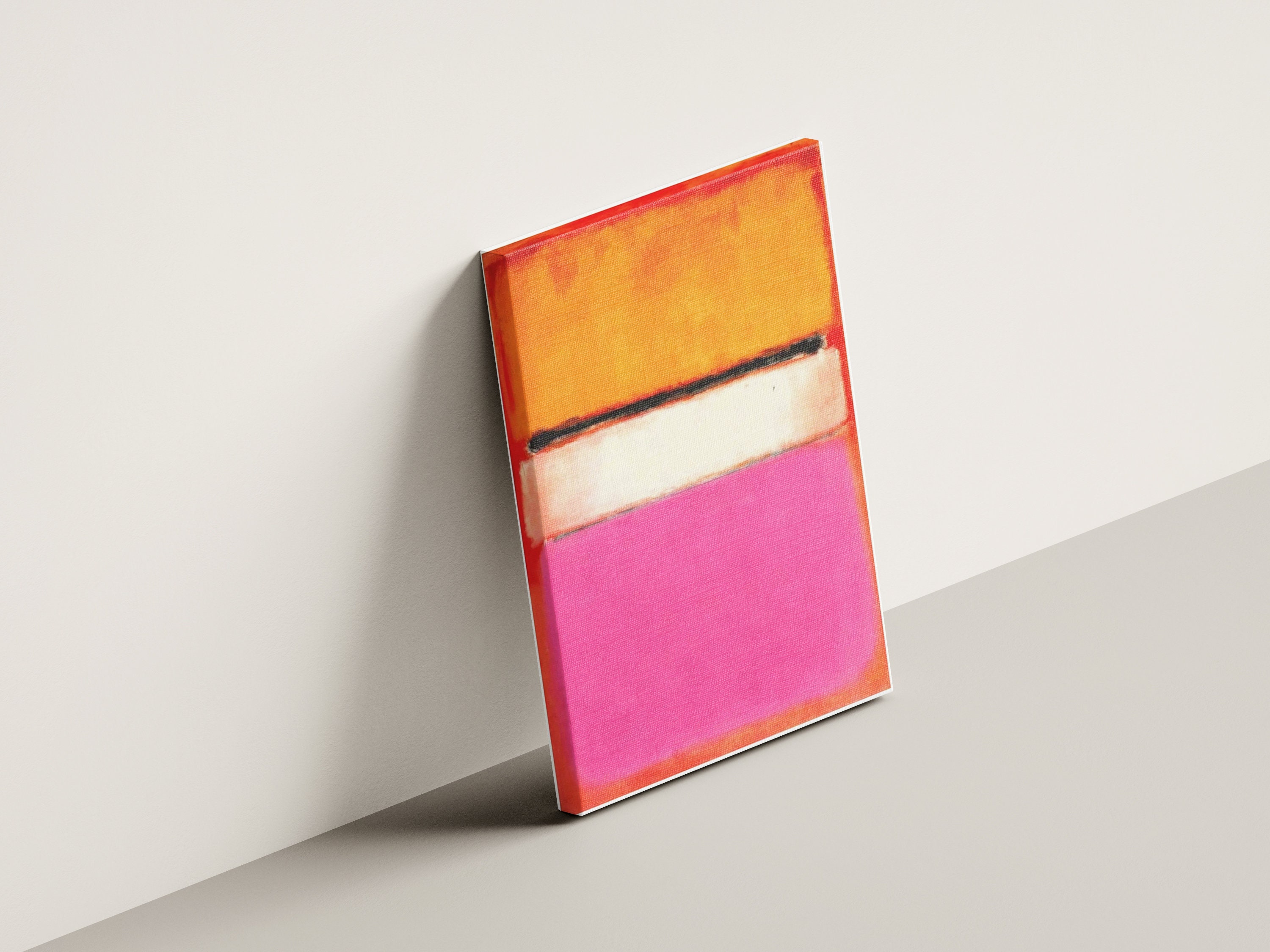 Mark Rothko White Center Canvas Poster Art Reproduction, Rothko ...