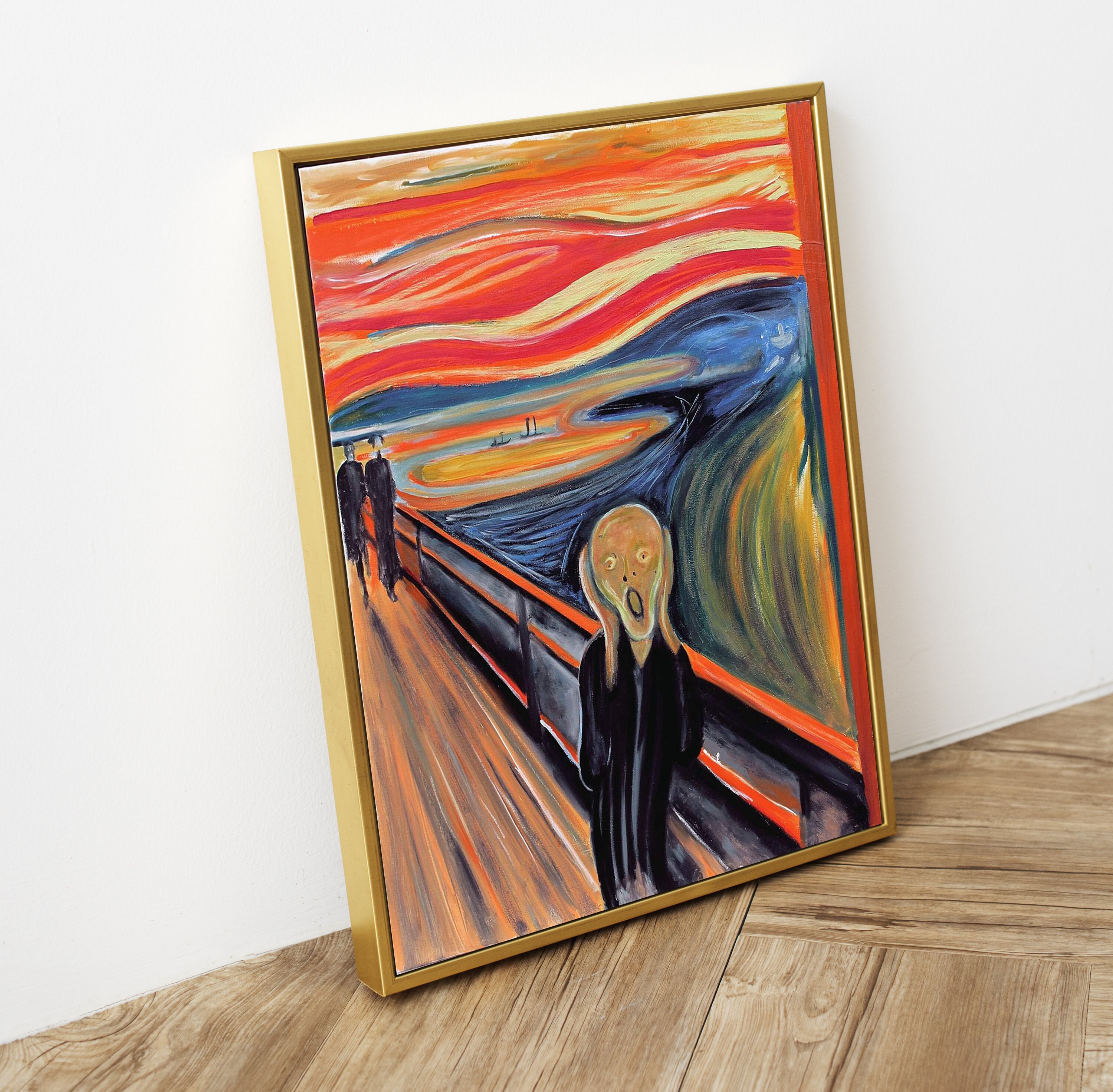 The Scream Canvas, Canvas Print, Classic Art Reproduction Scream Canvas ...