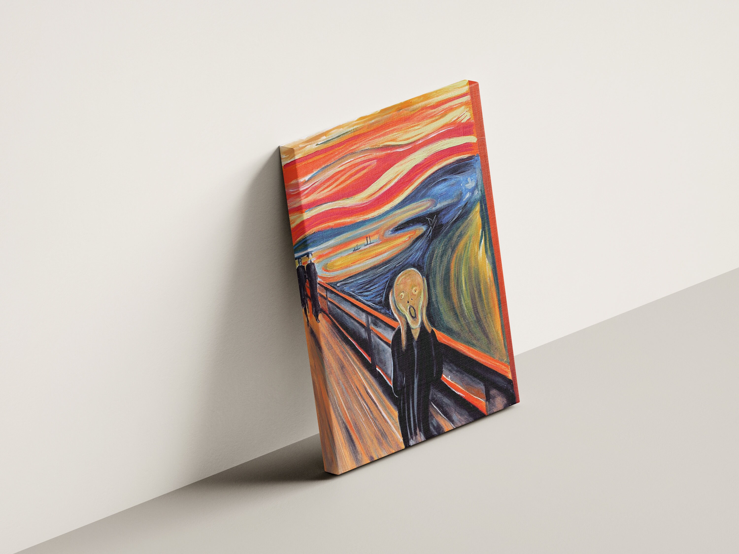 The Scream Canvas, Canvas Print, Classic Art Reproduction Scream Canvas ...
