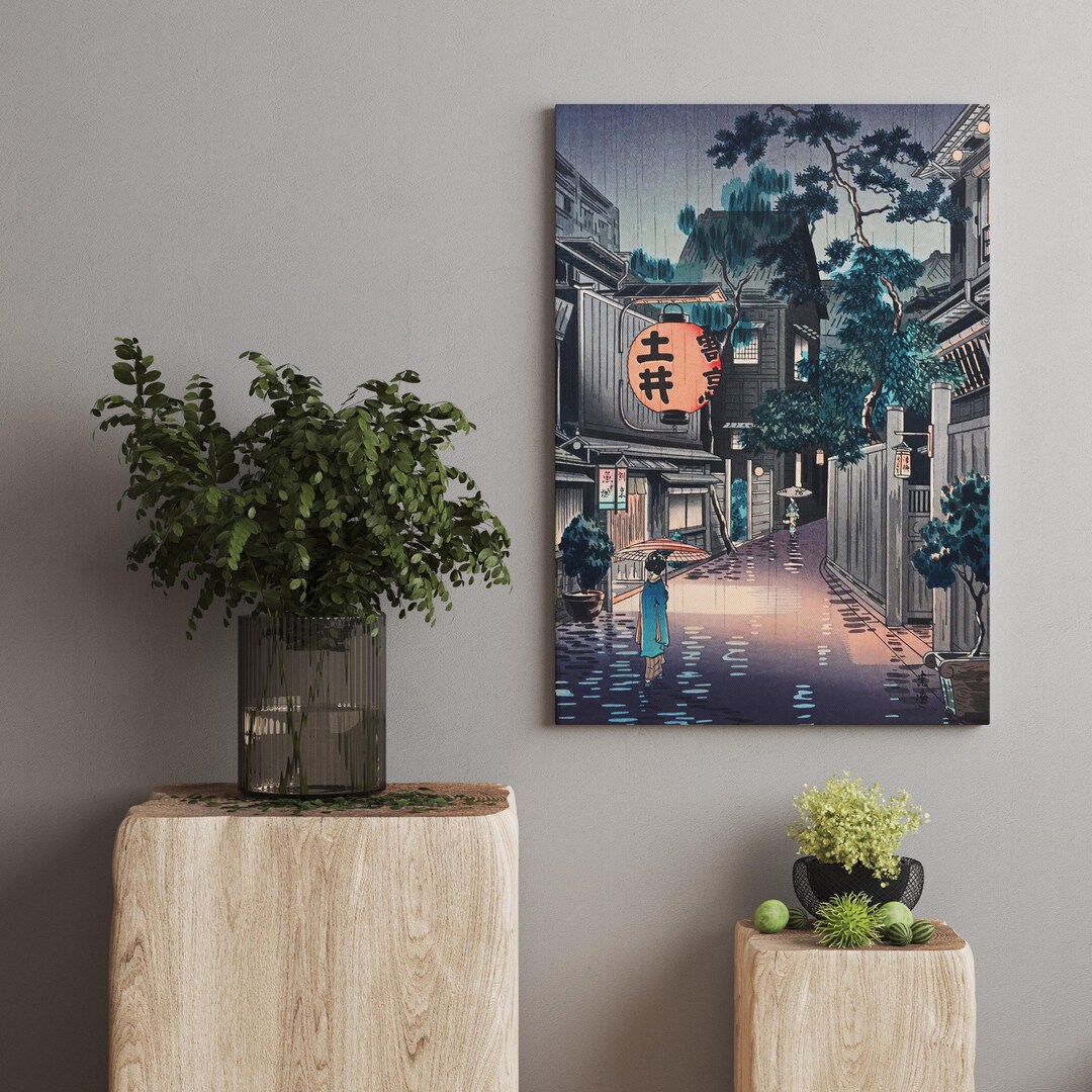 Japan Art - Tsuchiya Koitsu Evening at Ushigome - Koitsu Art Print Ukiyo-e Art Edo Period ...