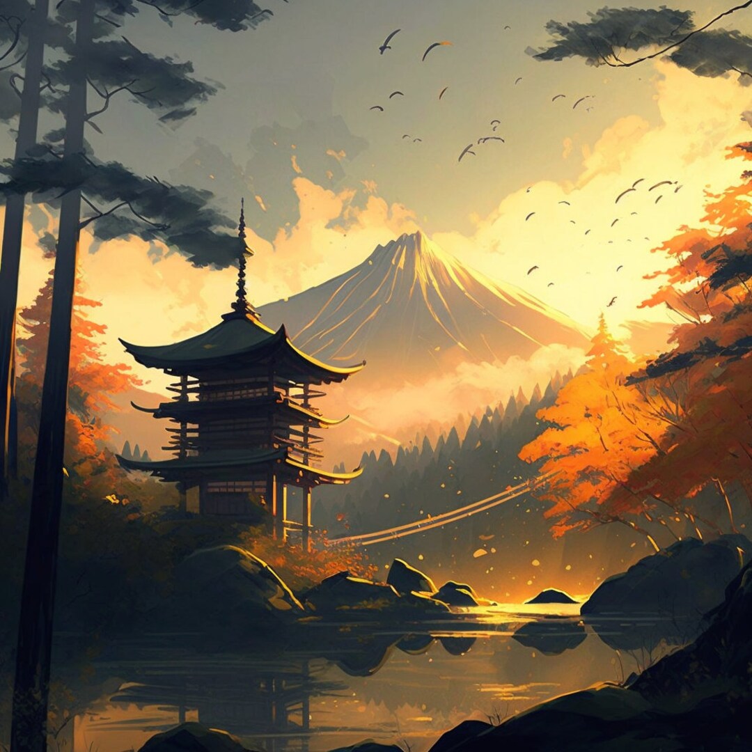 Japanese Painting Wall Art Traditional Japanese Prints Japanese ...