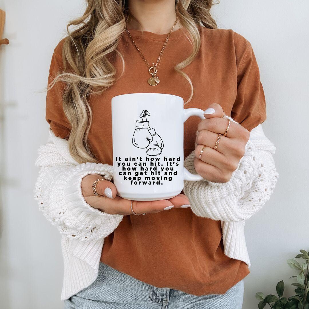 Rocky Inspired Movie Quote on a Ceramic Mug, 11oz, 15oz Novelty Mugs ...