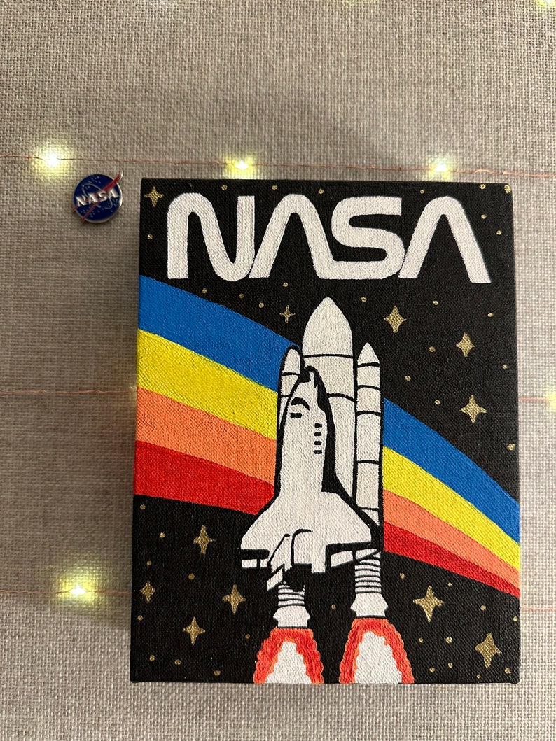 NASA Canvas Painting - Etsy