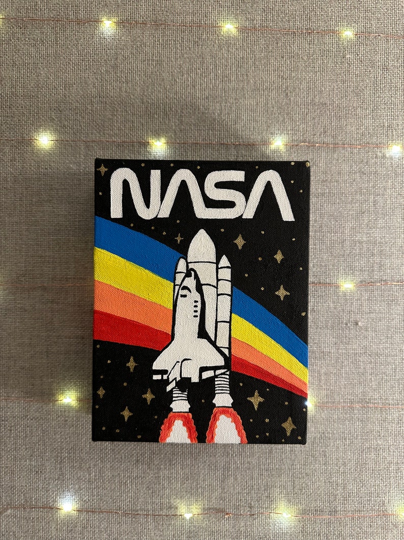NASA Canvas Painting - Etsy