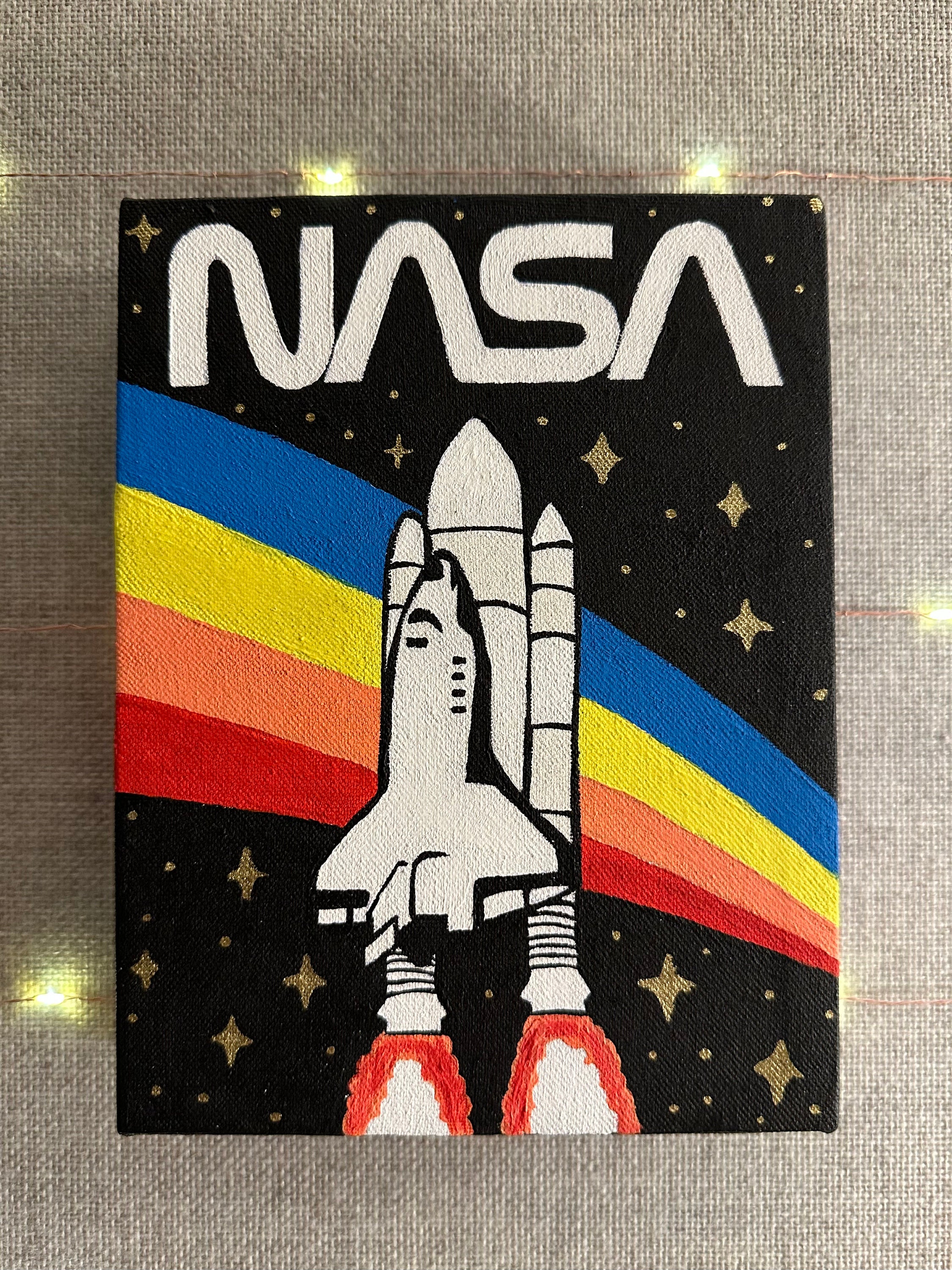 NASA Canvas Painting - Etsy