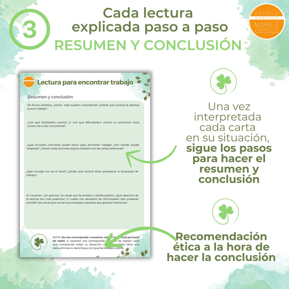 Tarot Working Readings Level 2 Templates for 4 Different Readings ...