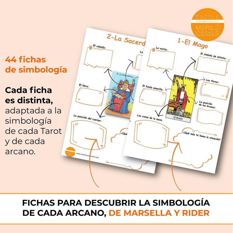 Cuaderno para tus apuntes de Tarot de los 22 Arcanos Mayores - Aprende ...