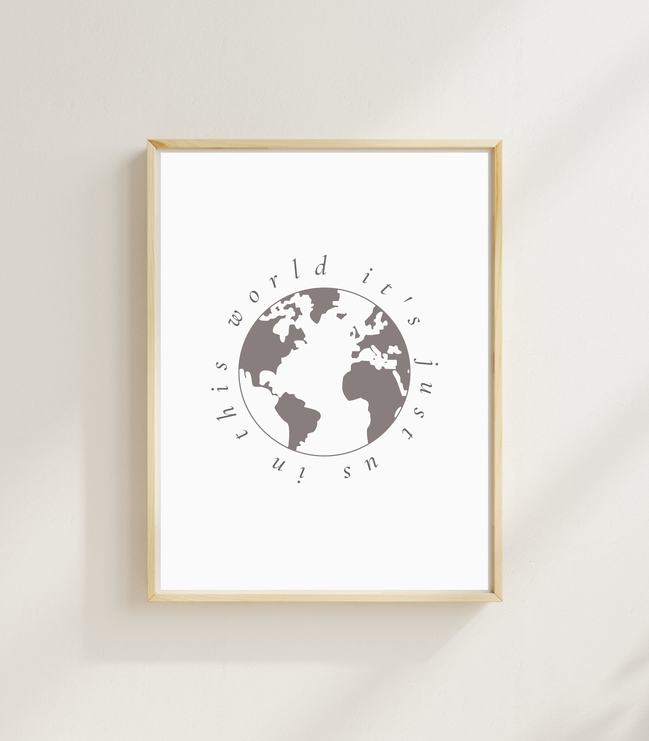 Harry In This World Its Just Us Poster (As It Was Poster, As It Was ...