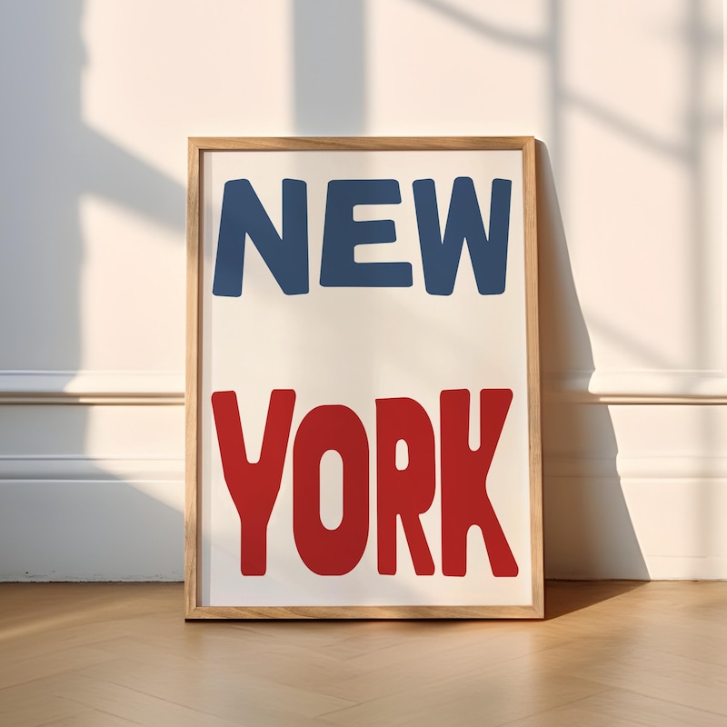 New York City Poster - Etsy