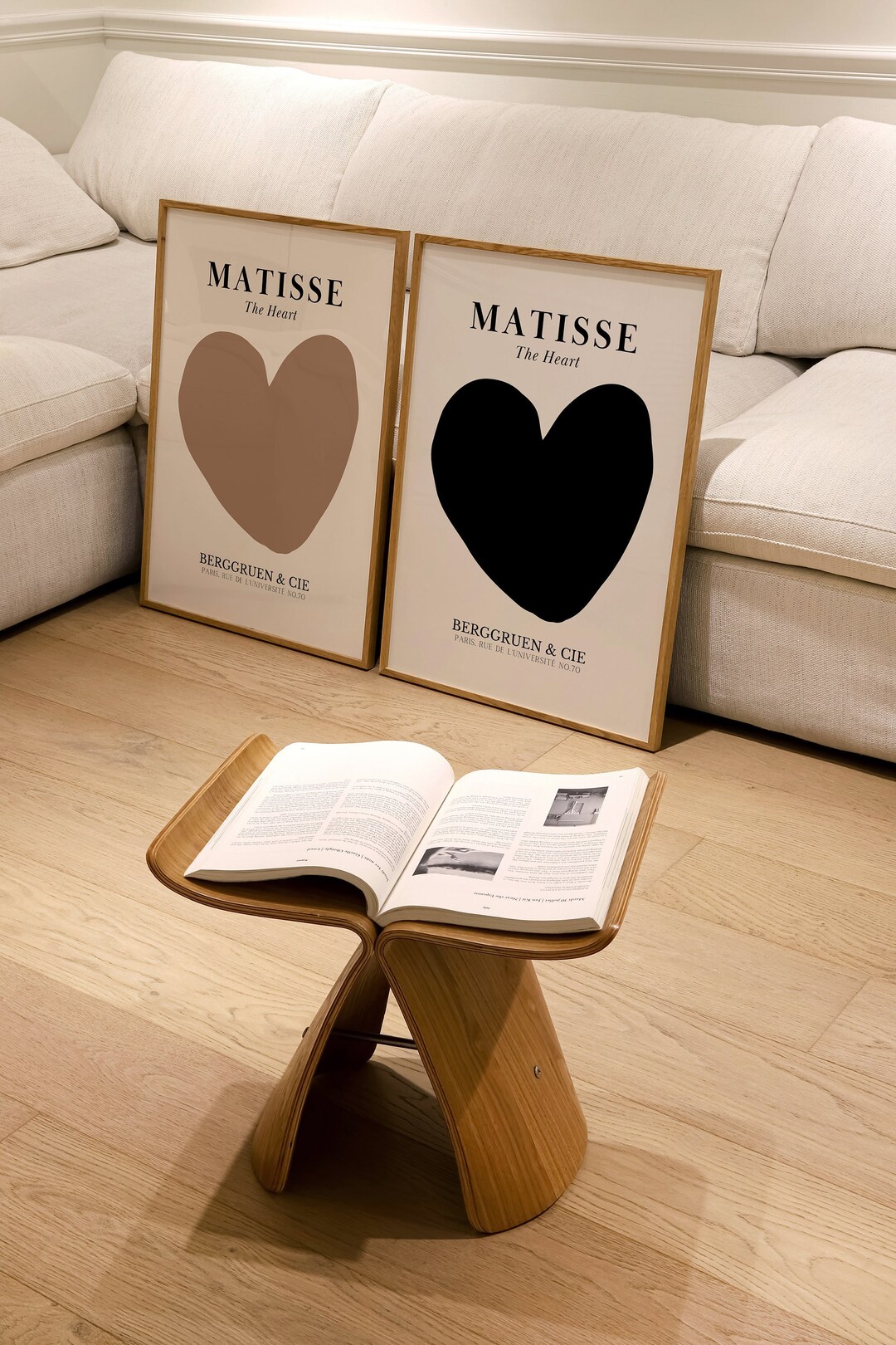 Matisse the Heart Print 4 Colours Artists & Abstracts matisse Heart ...