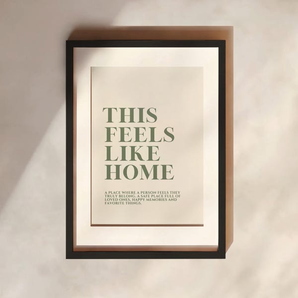 Feels Like Home - Etsy