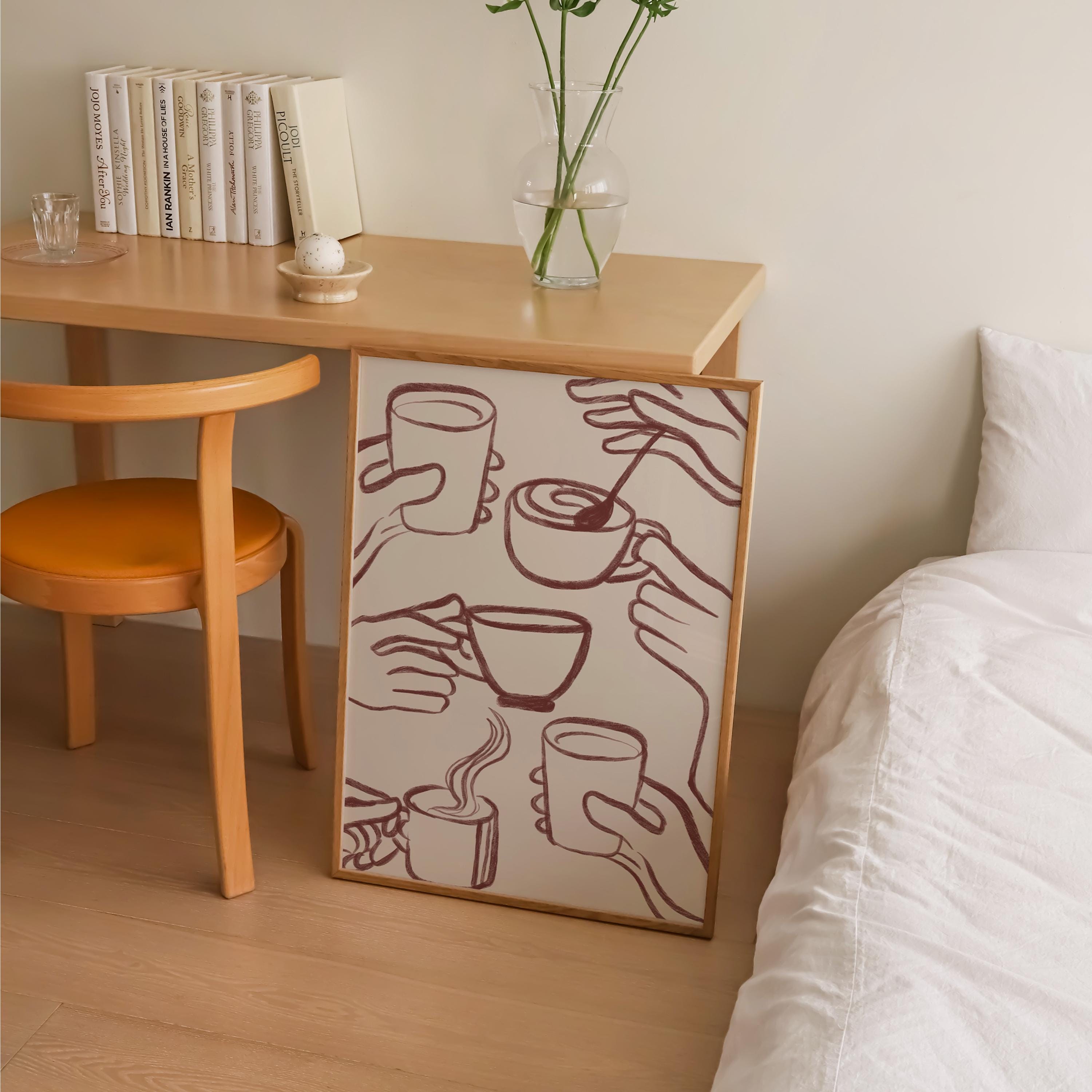 Cuppa Print | 5 Colours | Kitchen (cuppa, Brew, Funky Coffee Prints ...