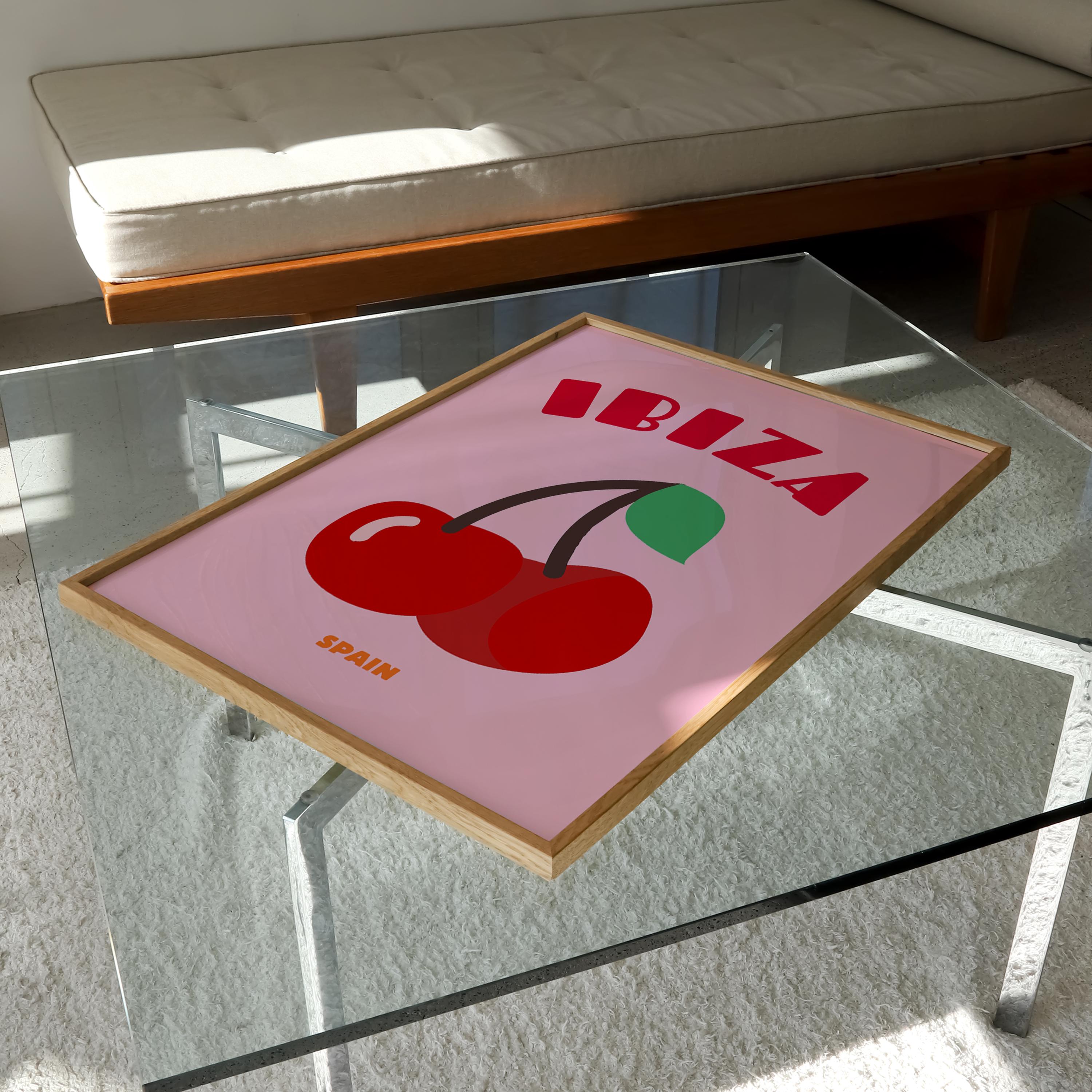 Ibiza Cherry Print | Travel (travel Prints, Poster, Ibiza Cherry, Ibiza ...