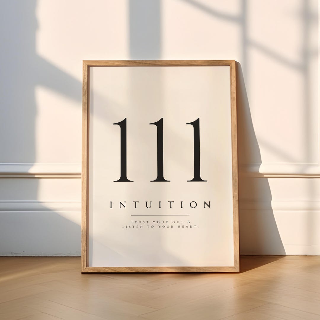 Angel Number Print | 9 Numbers | Spiritual (angel Numbers, Poster ...