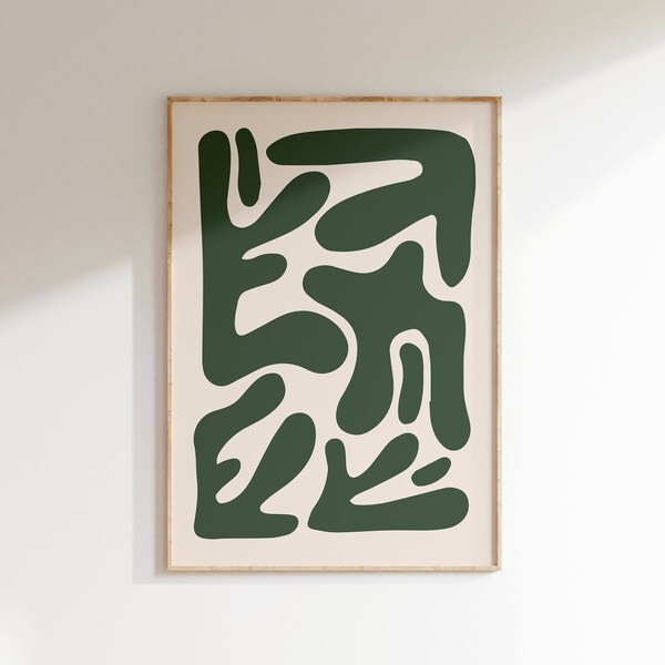 Abstract Print - Etsy