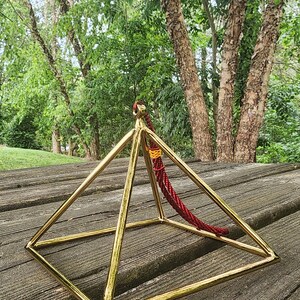 Rare Handcrafted Powerful Transformative 6 Inch Gold Titanium Crystal ...