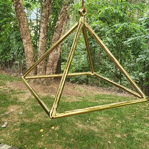 Rare Handcrafted Powerful Transformative 6 Inch Gold Titanium Crystal ...