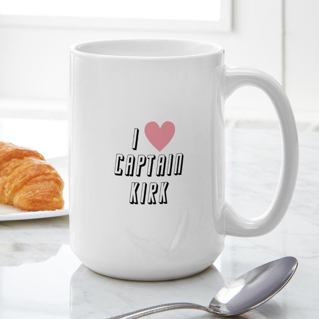 Cafepress Star Trek I Love Captain Ceramic Coffee Mug, Tea Cup 15 Oz - Etsy