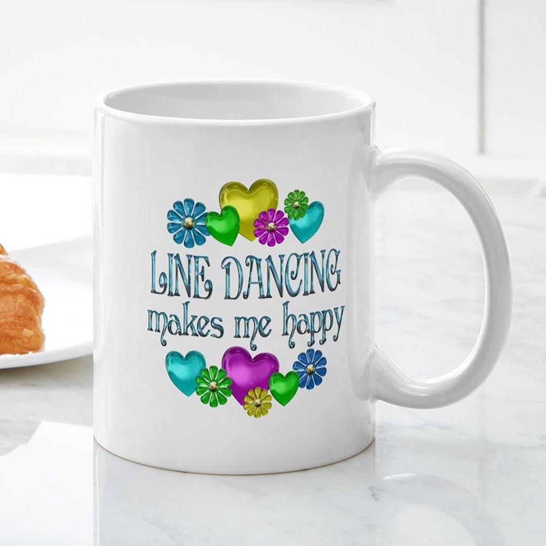 Cafepress Line Dancing Mug Ceramic Coffee Mug, Tea Cup 11 Oz - Etsy