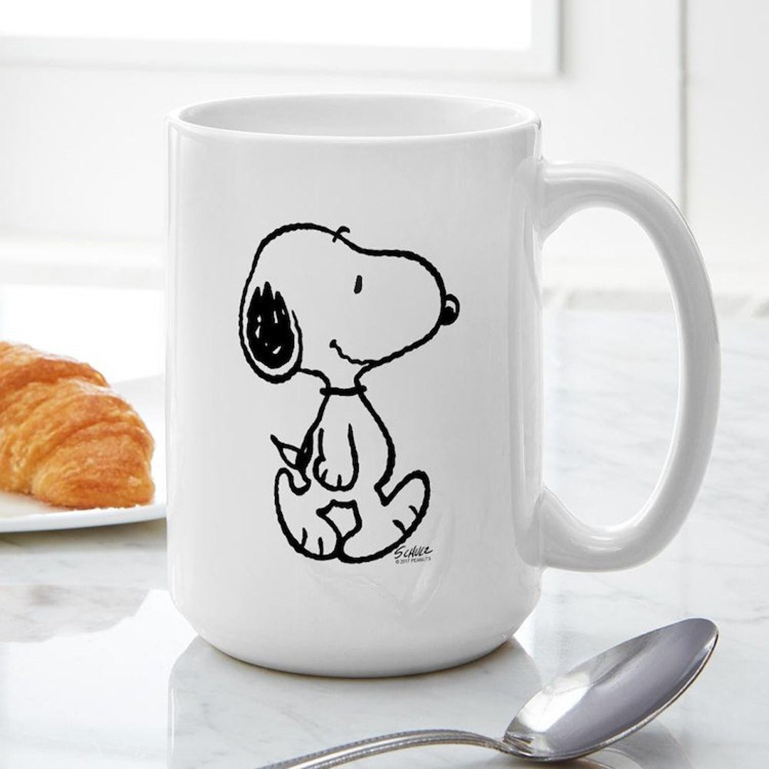 Cafepress Peanuts Snoopy Mugs Ceramic Coffee Mug, Tea Cup 15 Oz - Etsy