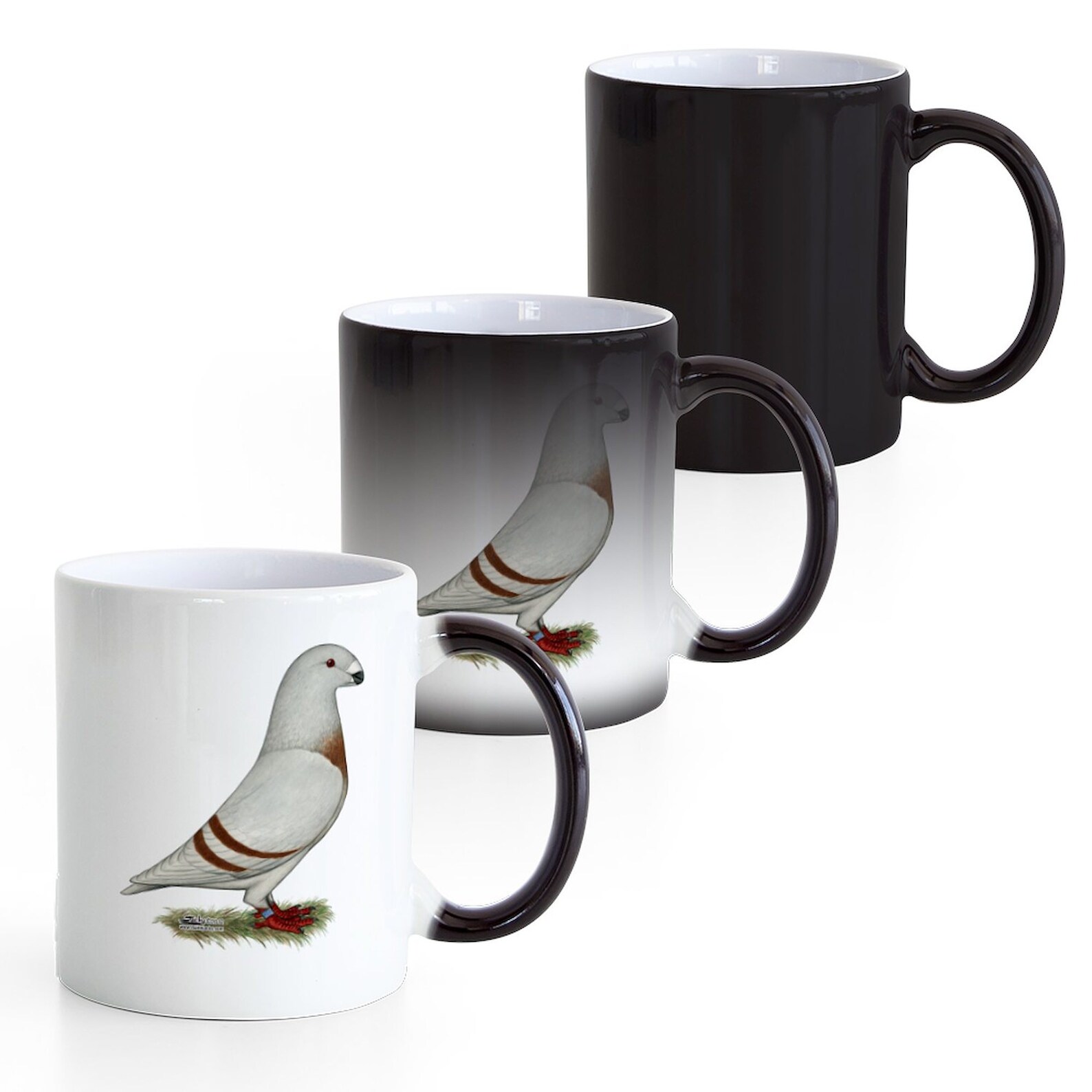 Cafepress Show Racer Red Bar Pigeon Magic Mug, Color Changing 11 Oz ...