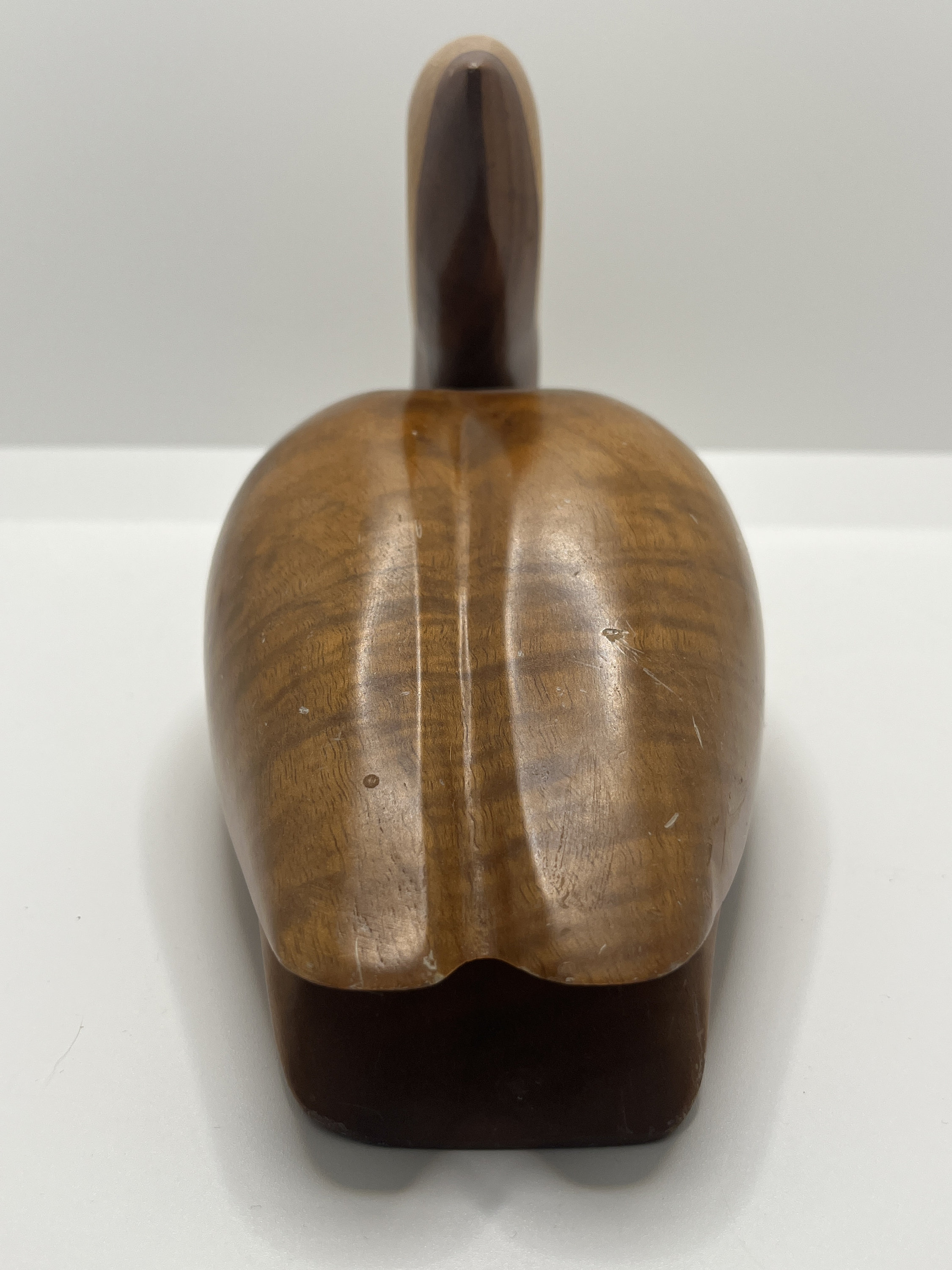 Beautiful Carved Floating Wood Pelican -- Signed by Gordon Stennett ...