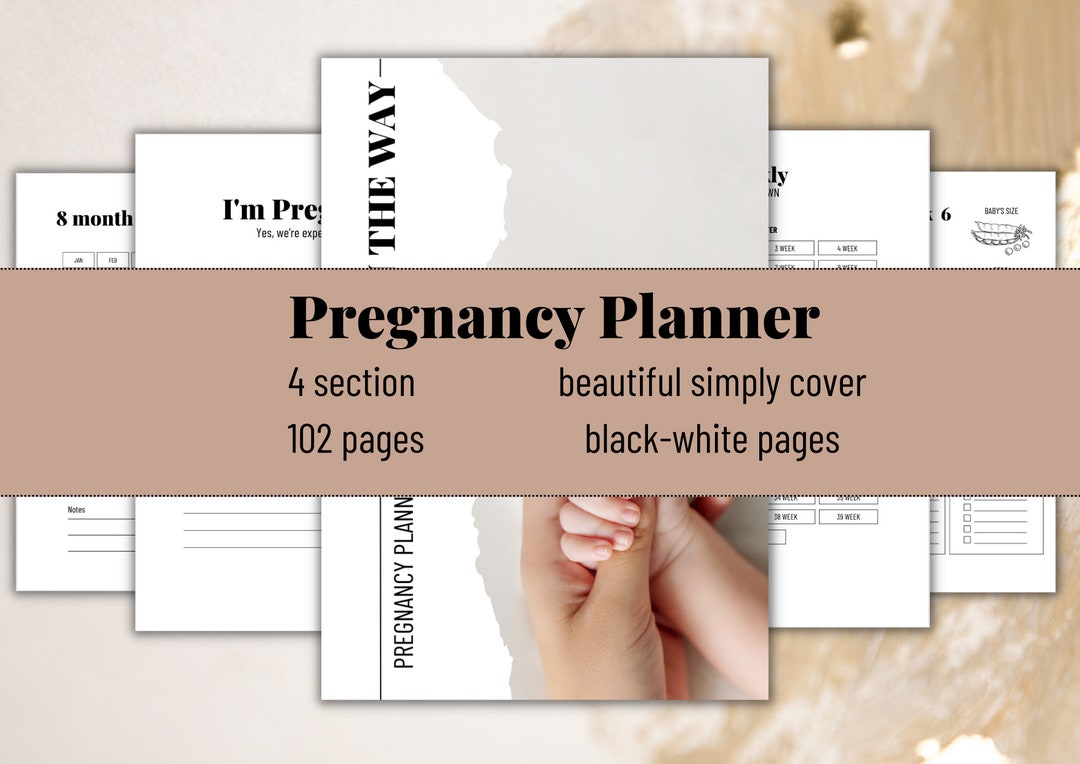 Pregnancy Planner Printable | Printable Pregnancy Journal | Pregnancy ...