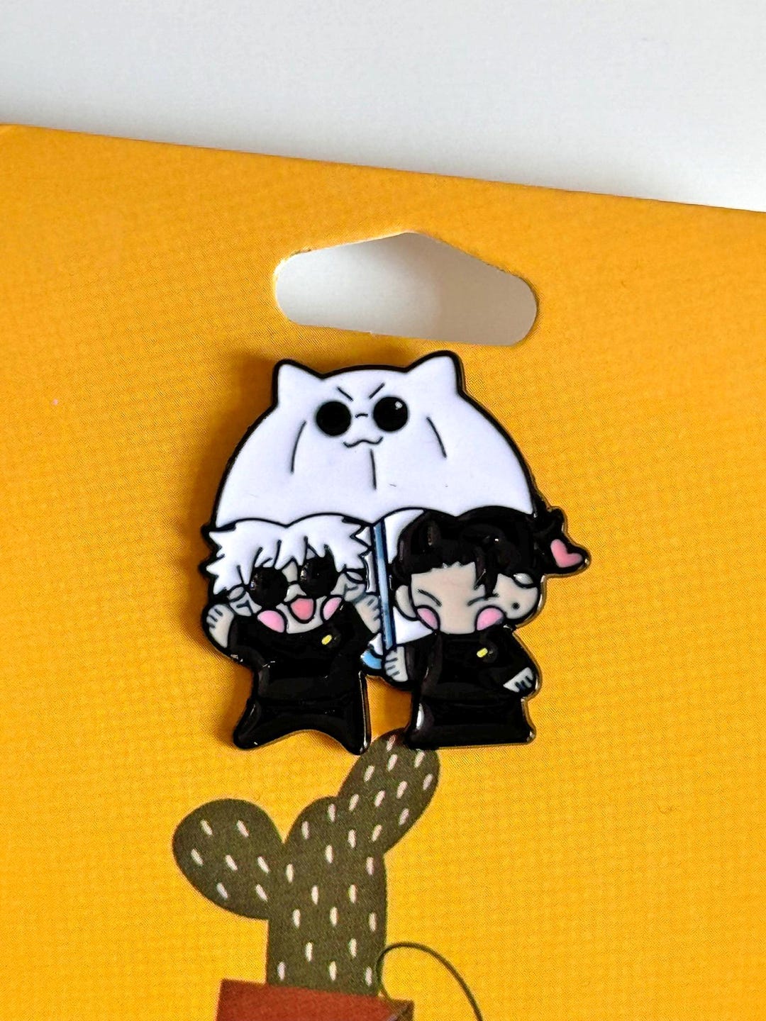 Anime Jujutsu Kaisen Characters Gojo and Geto Enamel Pin Brooch for ...