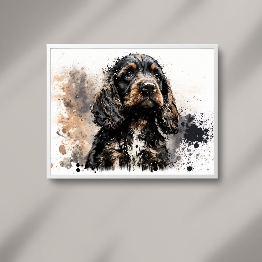 Show Cocker Spaniel Watercolour Print - Etsy