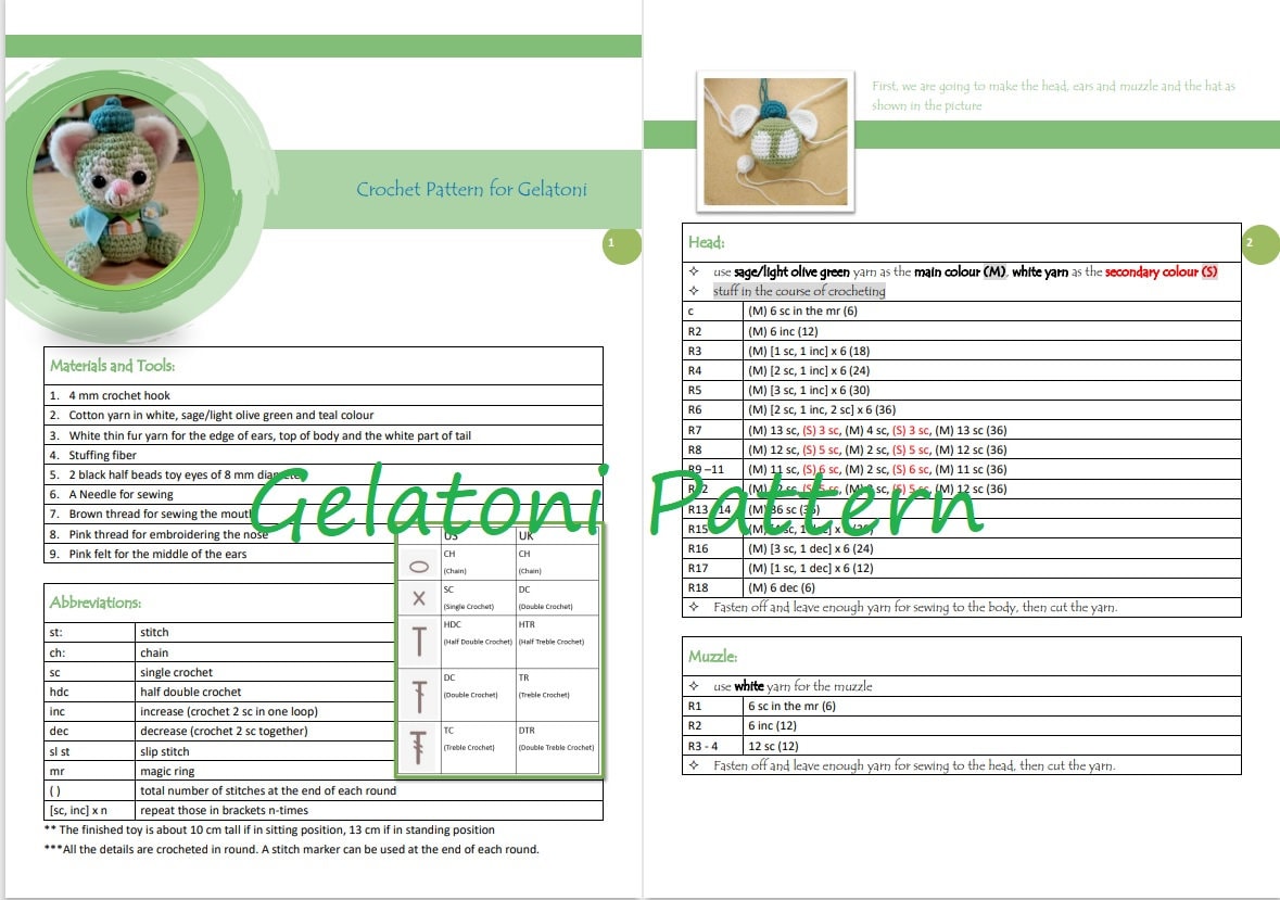 Duffy and Friends Crochet Patterns - Gelatoni - Etsy