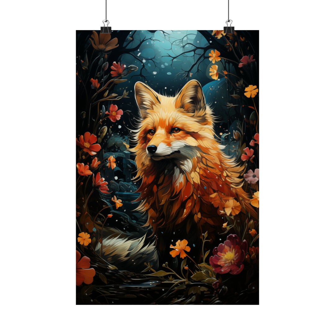 Fox, Psychedelic, Fantasy, Galaxy, Magic, Esoteric, Free Spirit, Spirit ...