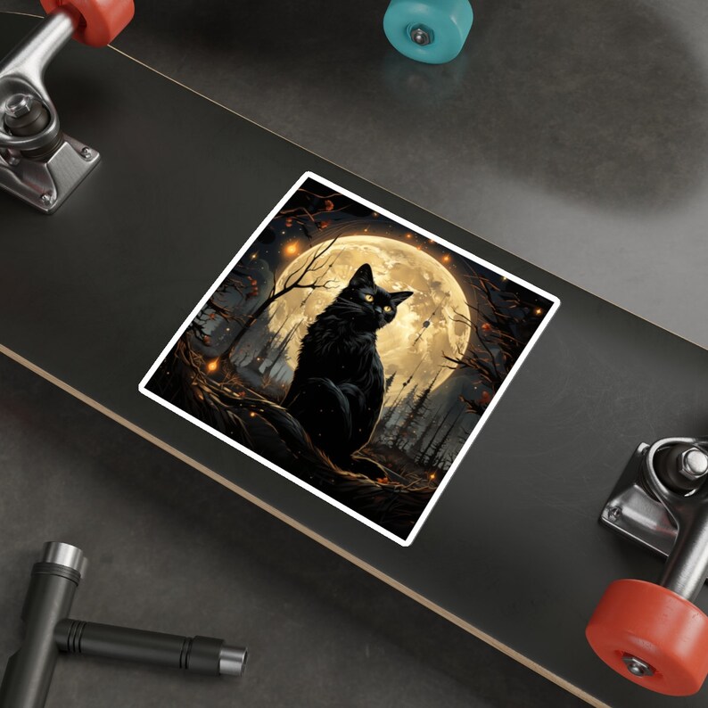 Cat, Moon, Galaxy, Magic, Occult, Universe, Moon, Esoteric, Free Spirit ...