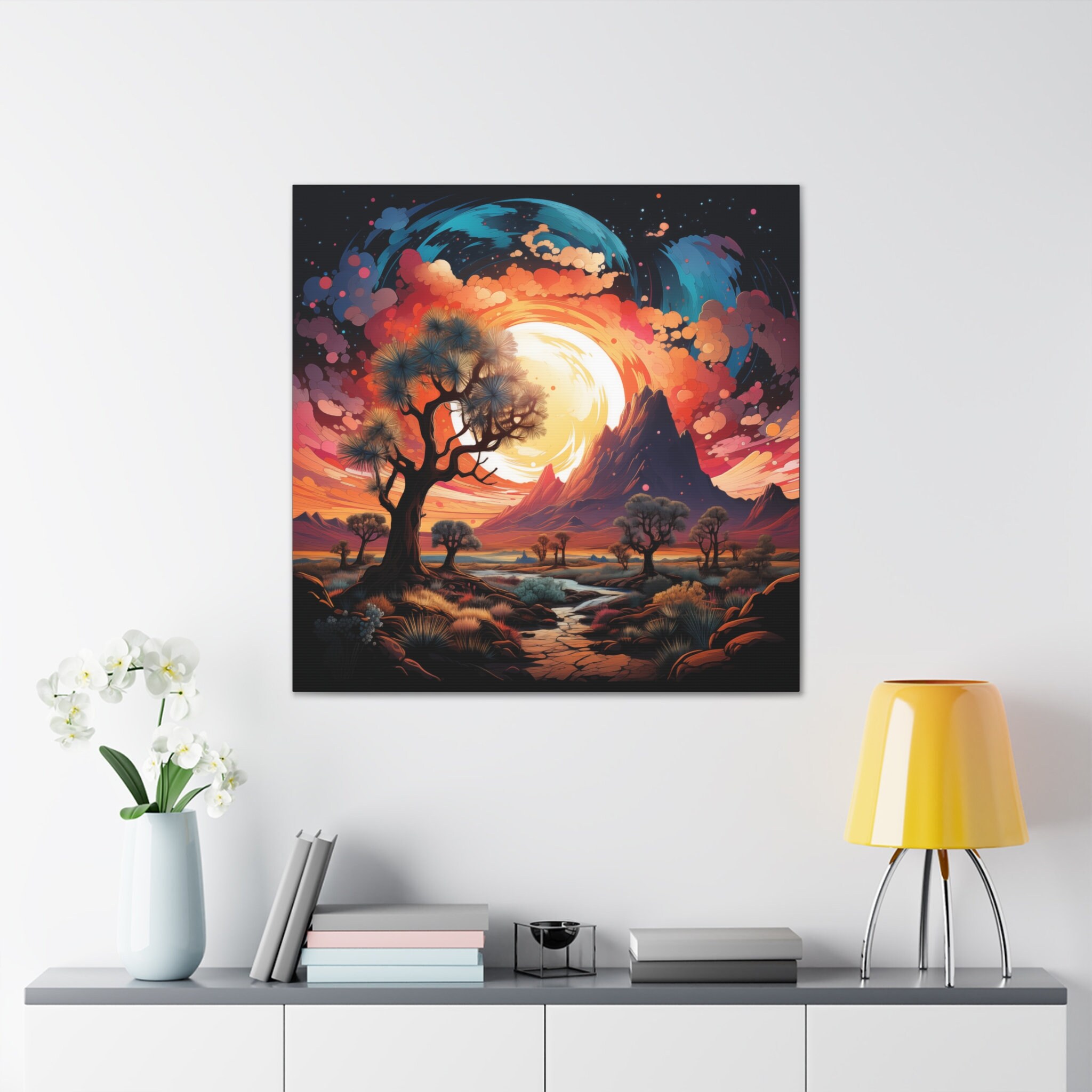 Joshua Tree, Psychedelic, Fantasy, Desert, Galaxy, Magic, Esoteric ...