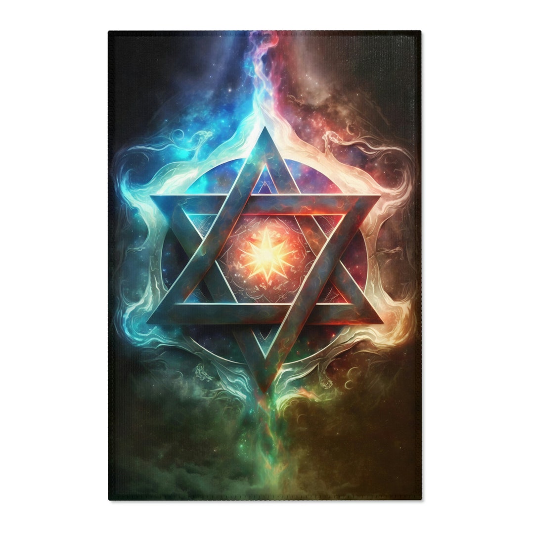 Wicca Pagan Star of David Fantasy Galaxy Magic Occult - Etsy