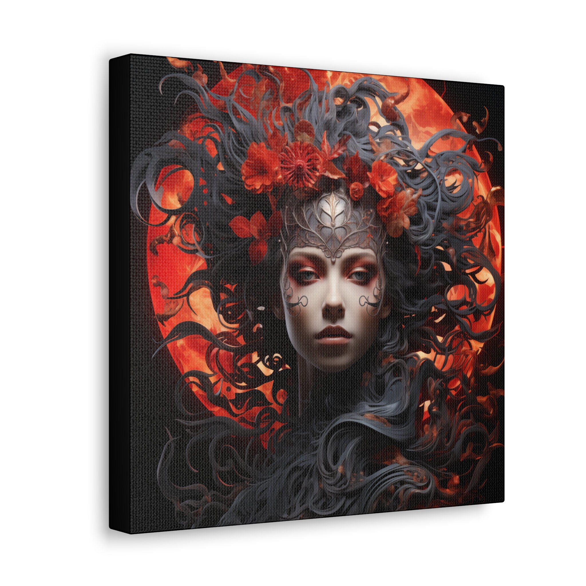 Spiritual Psychedelic Fire Goddess Magic Occult Universe - Etsy