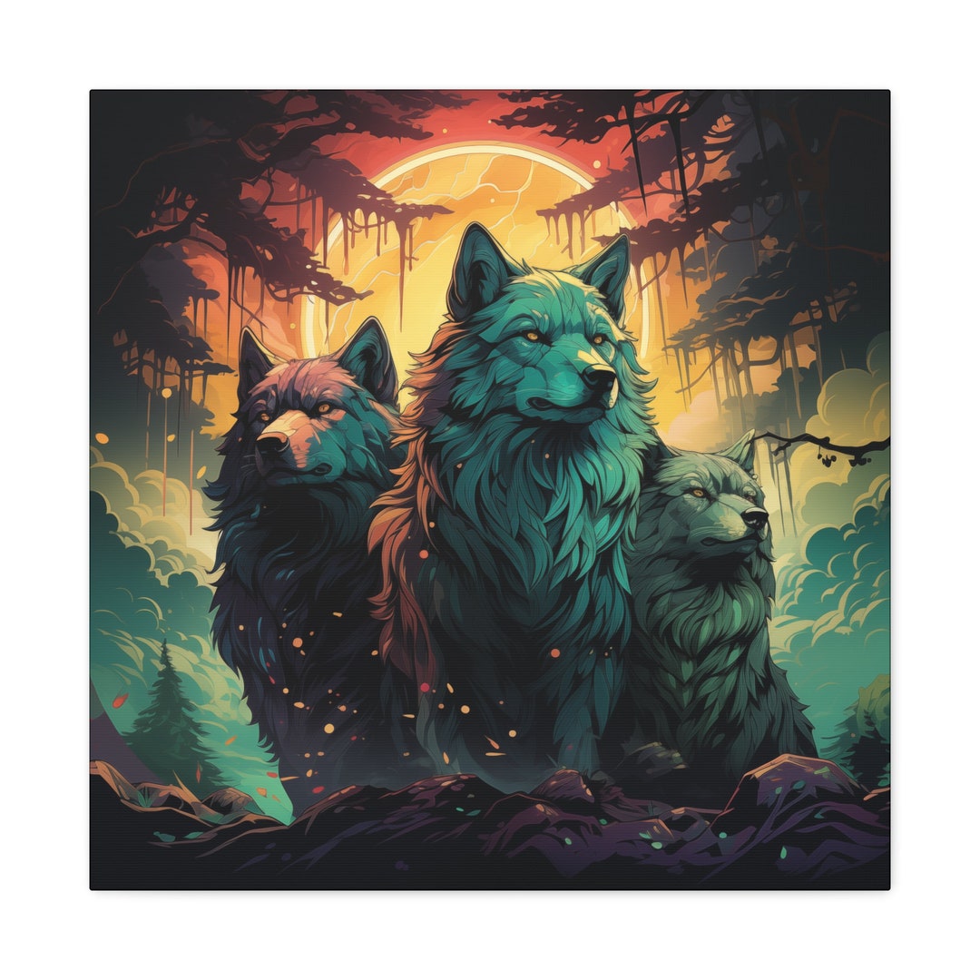 Wolves, Wolf Pack, Psychedelic, Fantasy, Galaxy, Magic, Esoteric, Free ...