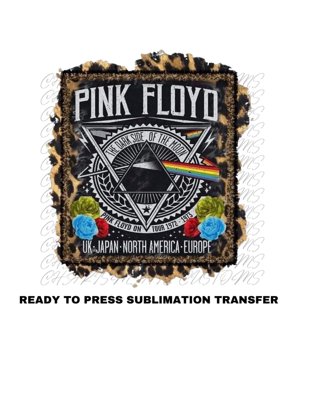 Pink Floyd Ready to Press Sublimation Print Transfer - Etsy