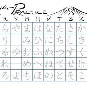 Japanese Kana Practice for Procreate: Hiragana, Katakana and a Layer ...