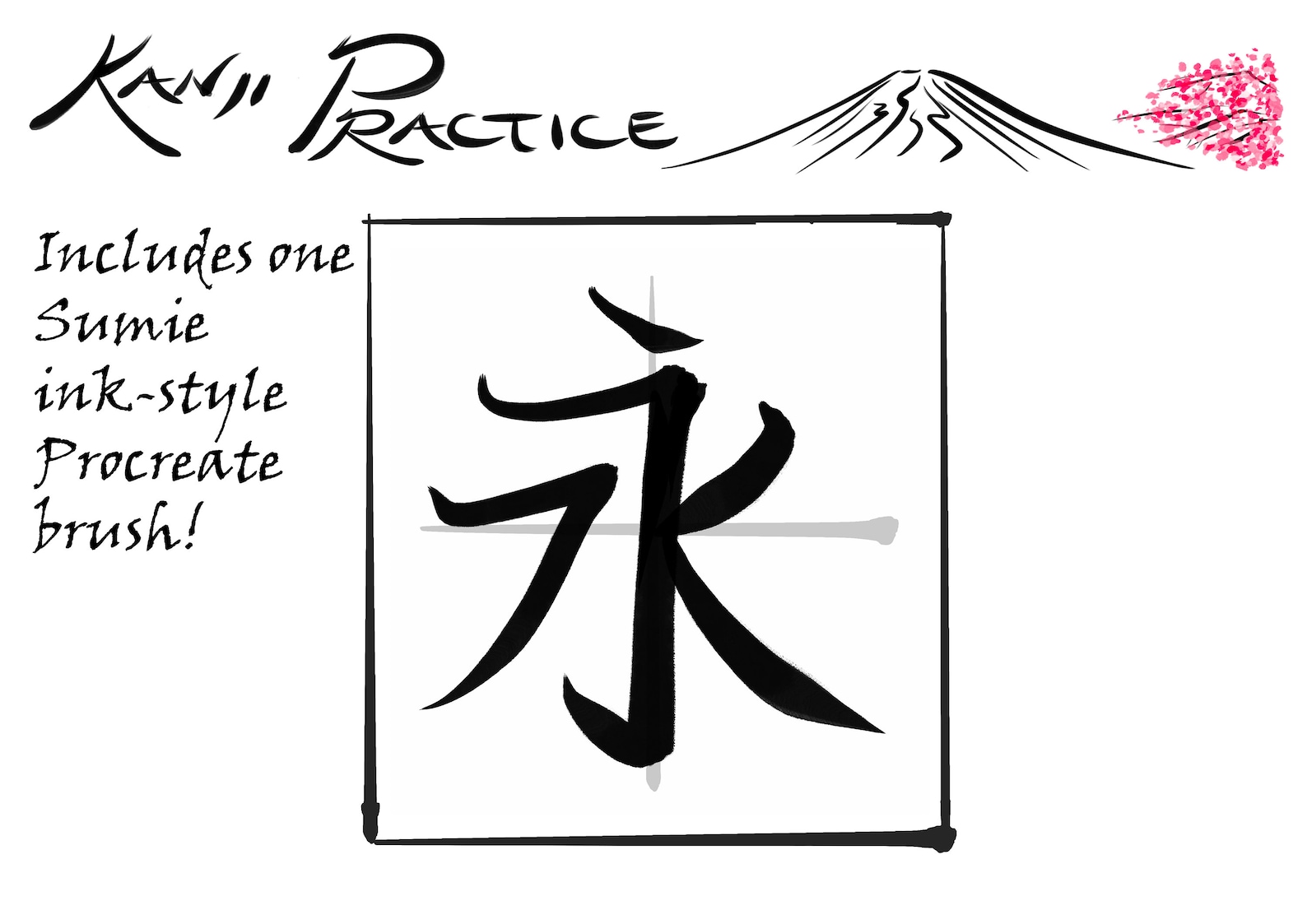 Japanese Kana Practice for Procreate: Hiragana, Katakana and a Layer ...