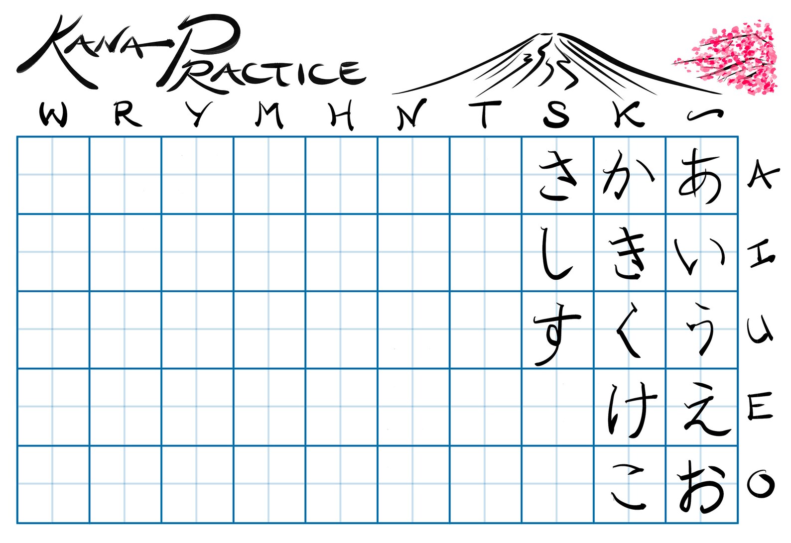 Japanese Kana Practice for Procreate: Hiragana, Katakana and a Layer ...