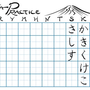 Japanese Kana Practice for Procreate: Hiragana, Katakana and a Layer ...