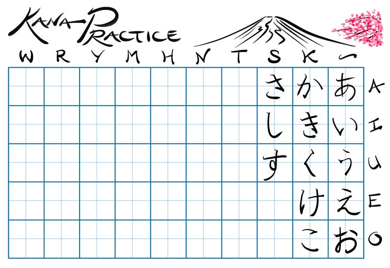 Japanese Kana Practice for Procreate: Hiragana, Katakana and a Layer ...