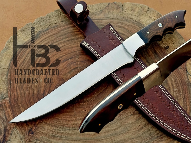 Custom Handmade Fillet Knife With Rose Wood Handle IRF-786023 - Etsy